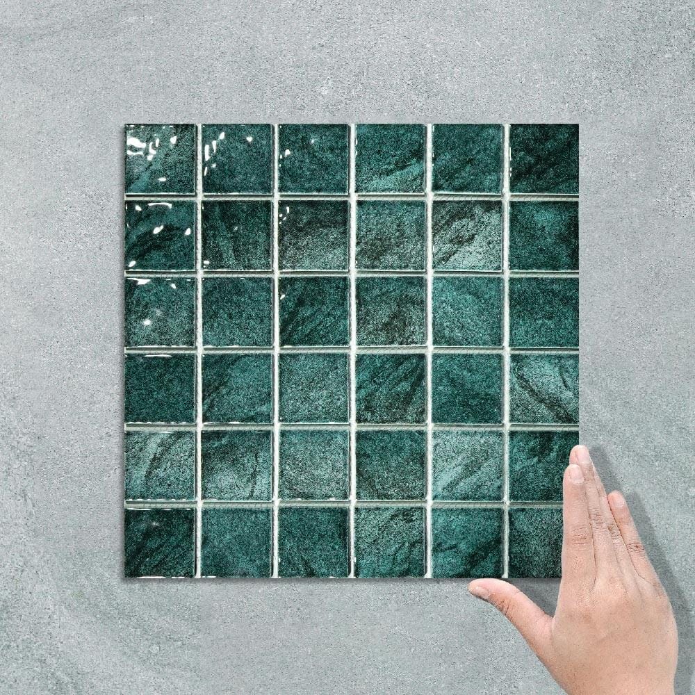 WAVE FOREST EMERALD - MOSAIC | JUBIN CANTIK