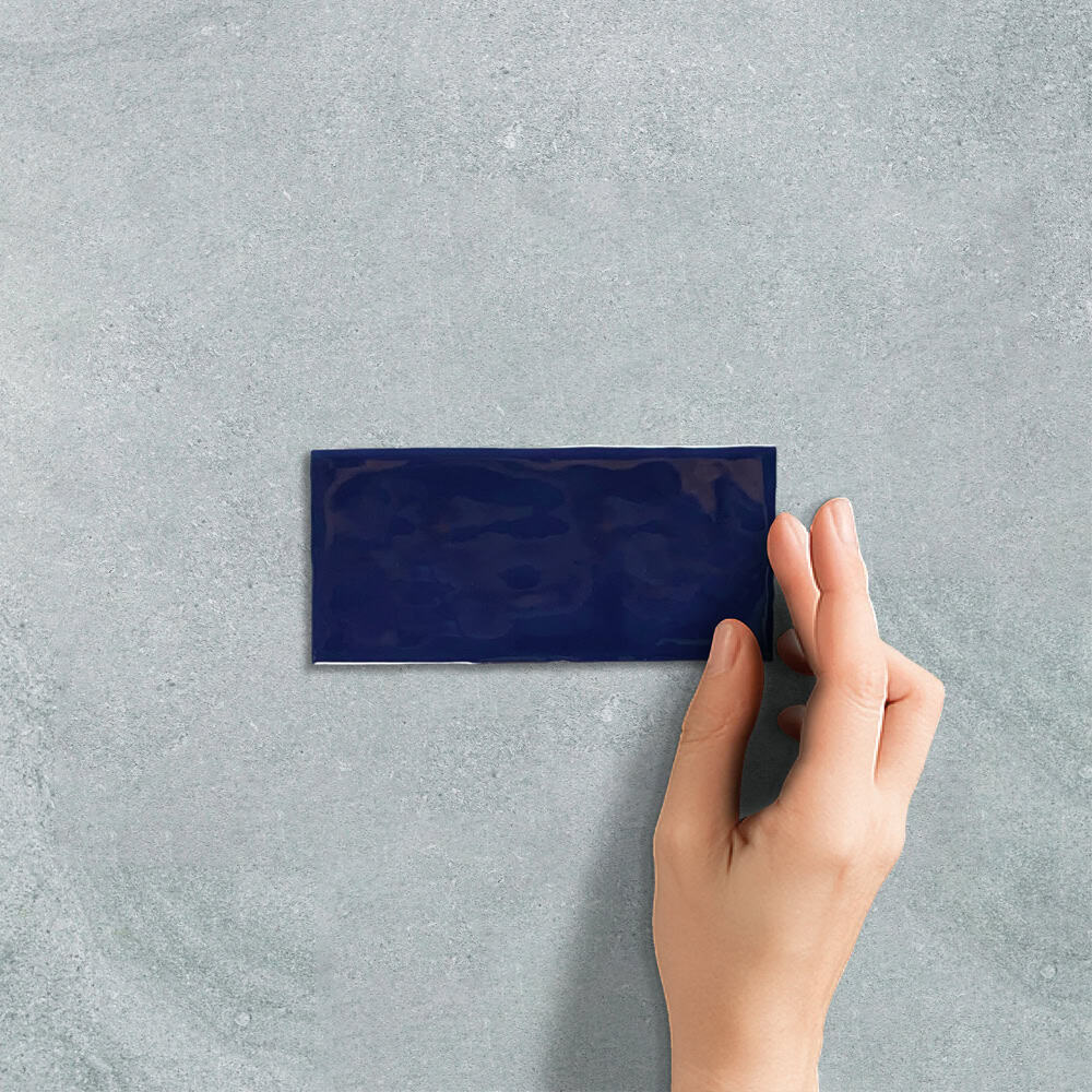 HANDMADE LOOK SMALL OXFORD BLUE - SUBWAY TILE | JUBIN CANTIK